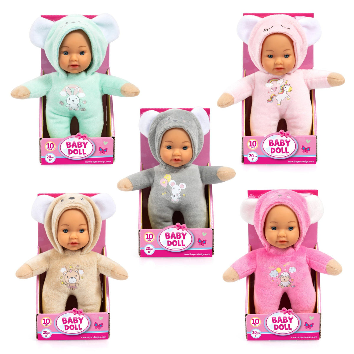 Bayer Soft Baby 20cm Doll (5 Assorted) – Toy Kingdom South Africa