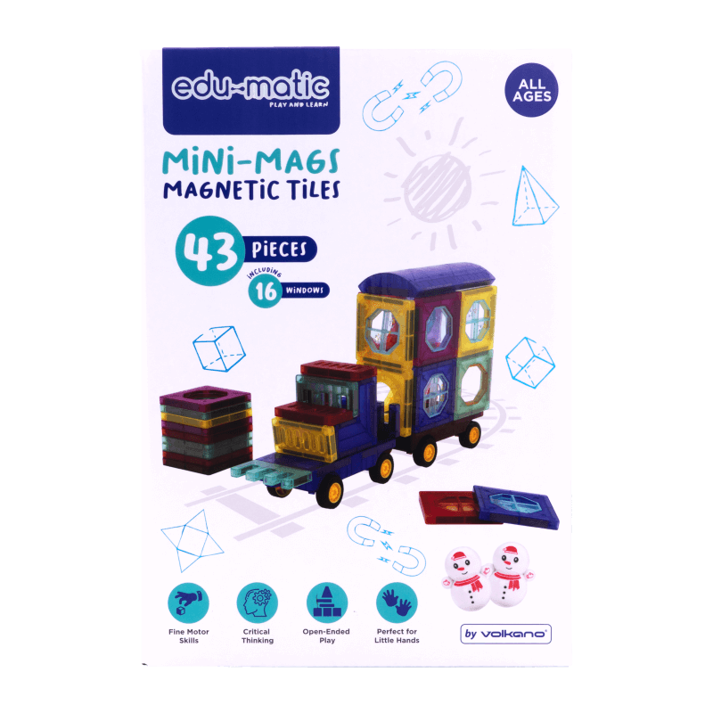 Magnetic Car Set 43 Piece - Edu Matic – Toy Kingdom South Africa
