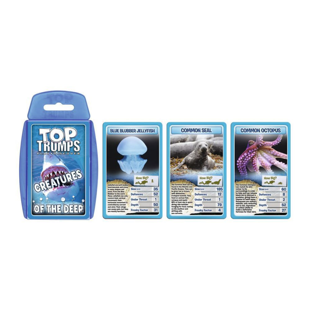 Top Trumps Creatures Of The Deep – Toy Kingdom South Africa