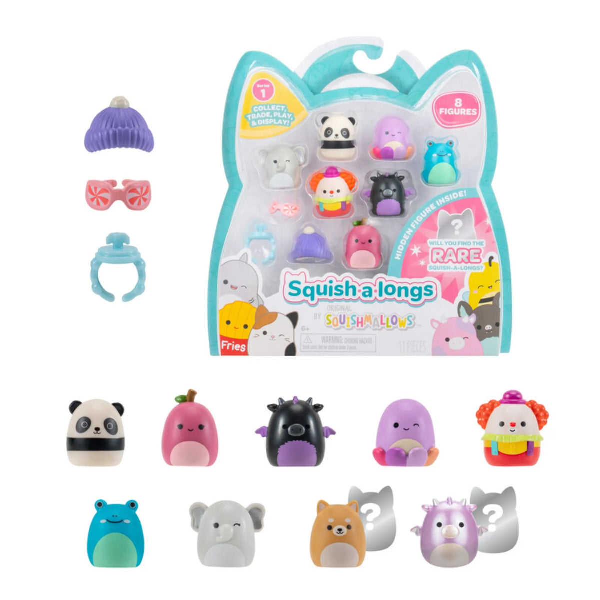 Squish A Longs 2.5cm 8Pack Squishmallow Assorted – Toy Kingdom South Africa