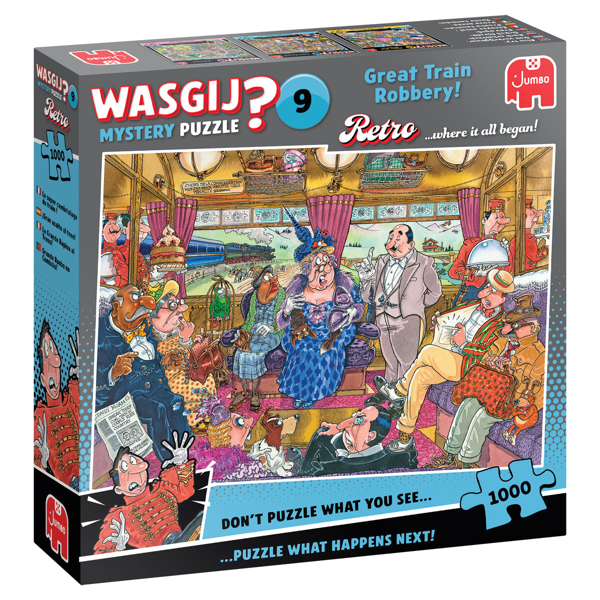 Wasgij Mystery 9 Great Train Robbery Puzzle - 1000 Pieces – Toy Kingdom ...