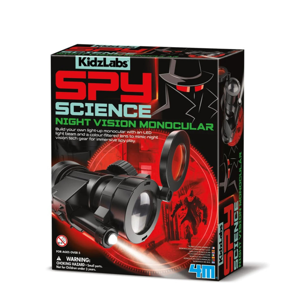 4M Spy Science Lightup Monocular Set – Toy Kingdom South Africa