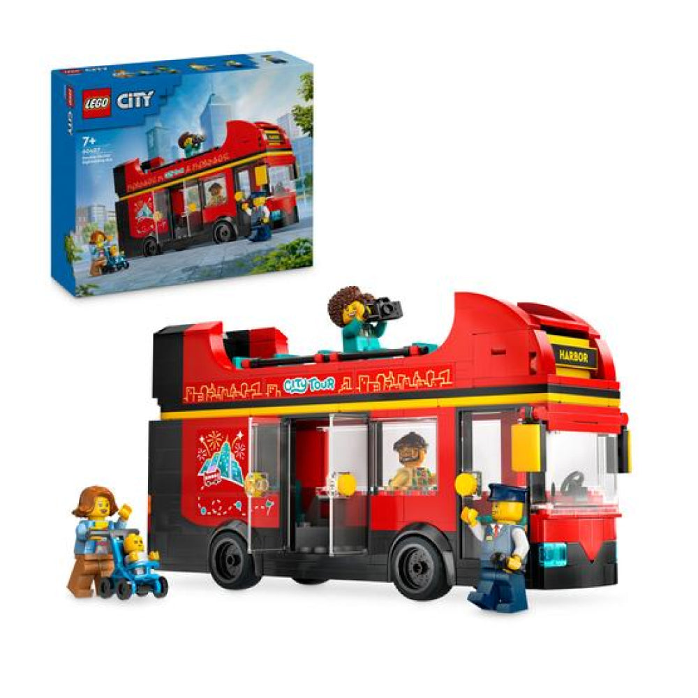 LEGO® City Red Double-Decker Sightseeing Bus – Toy Kingdom South Africa