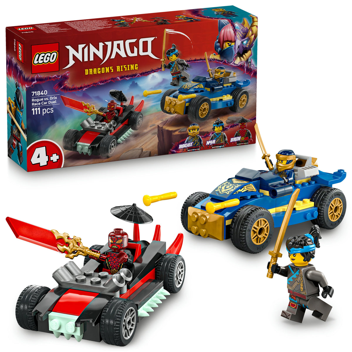 LEGO® NINJAGO® vs. Drix Race Car Duel – Toy Kingdom South Africa