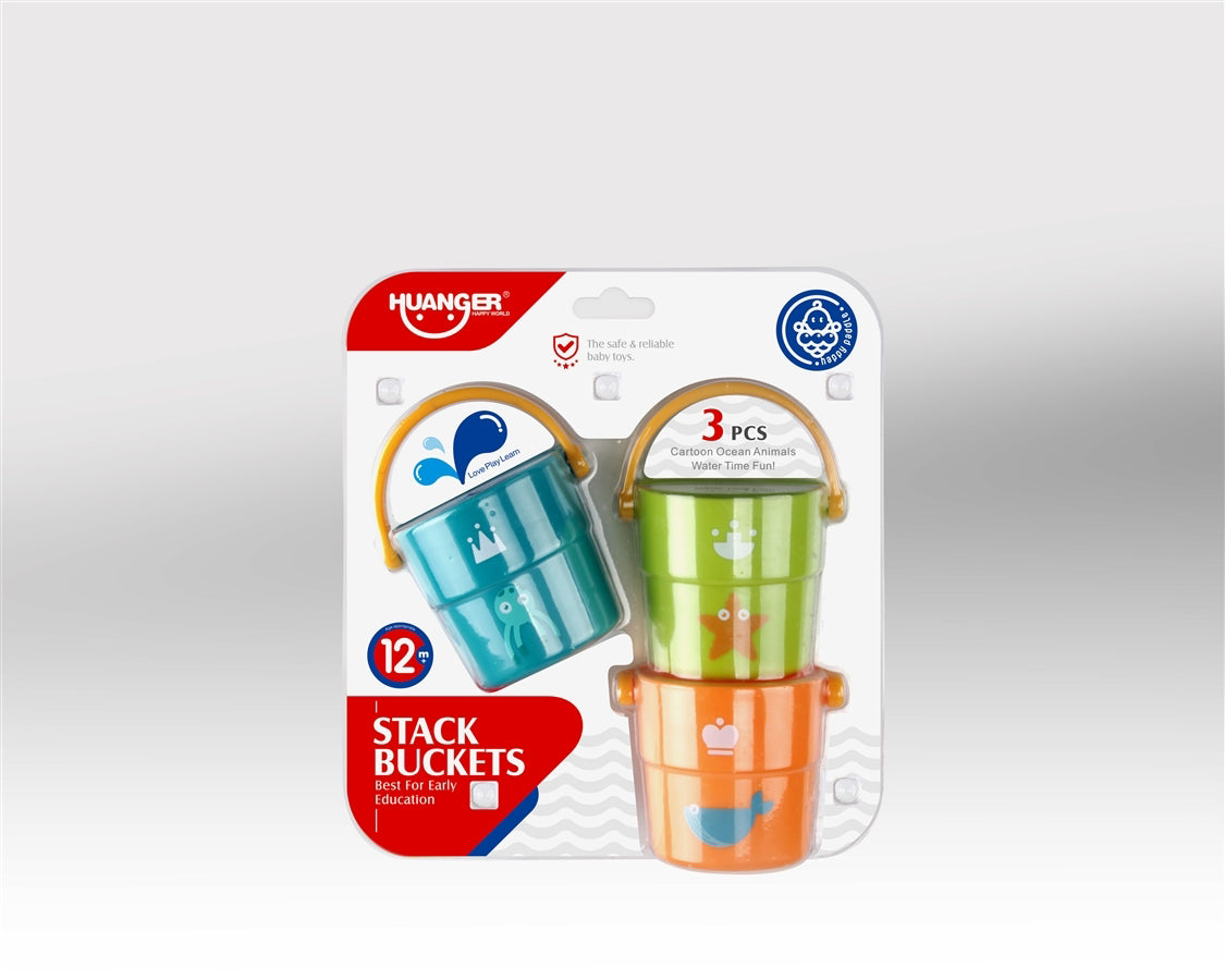 Stacking Buckets - 3 Pieces – Toy Kingdom South Africa