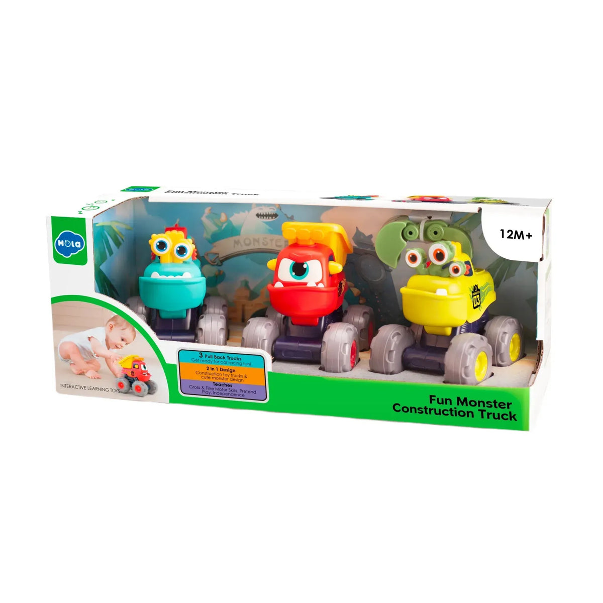 Hola Fun Monster Construction Truck – Toy Kingdom South Africa