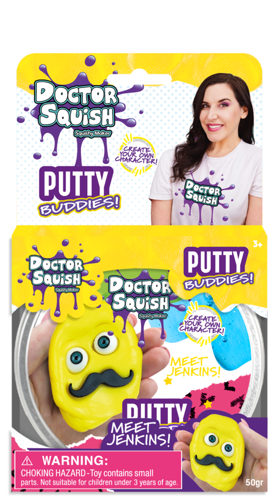 Dr Squish Putty - Yellow Jenkins – Toy Kingdom South Africa