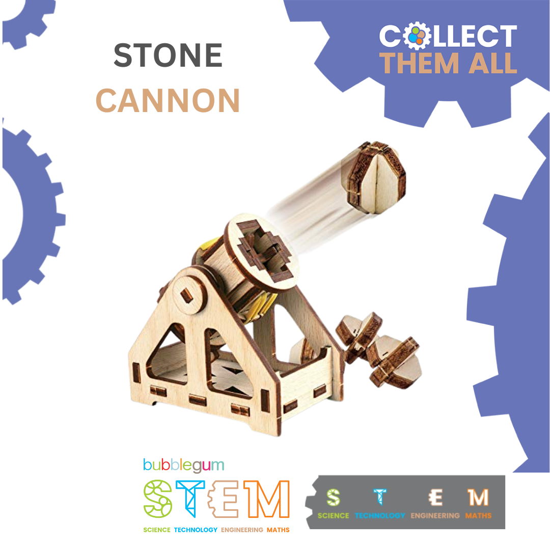 Bubblegum STEM Wooden Stone Canon – Toy Kingdom South Africa