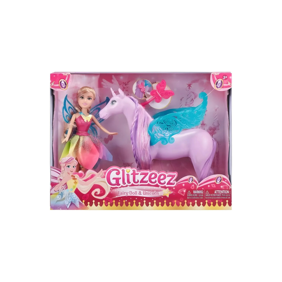 Glitzeez Fairy Doll With Unicorn – Toy Kingdom South Africa